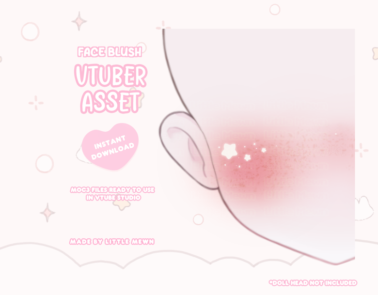 Post 1540: artist:littlemewn asset blush live2d makeup star tos ...