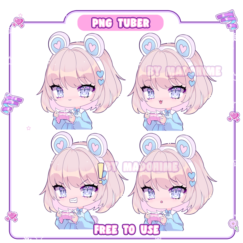 Post 311: animal_ears artist:mado_hime chibi game_controller heart png ...